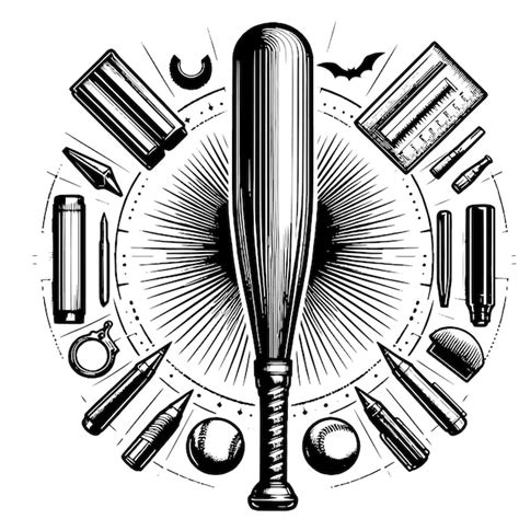Premium Vector A Circle With A Circle Of Objects And A Circle With A