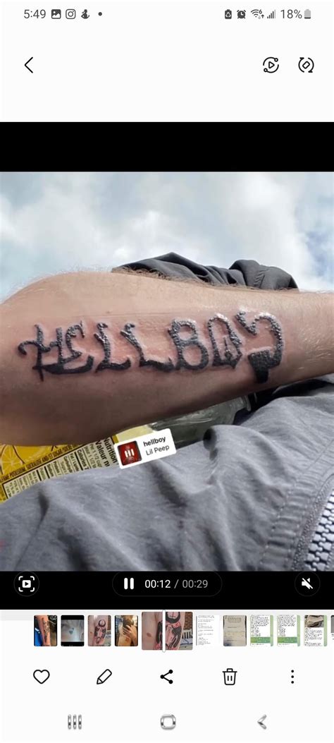 My 18 Yr Old Brothers Lil Peep Tribute Plus More Rshittytattoos