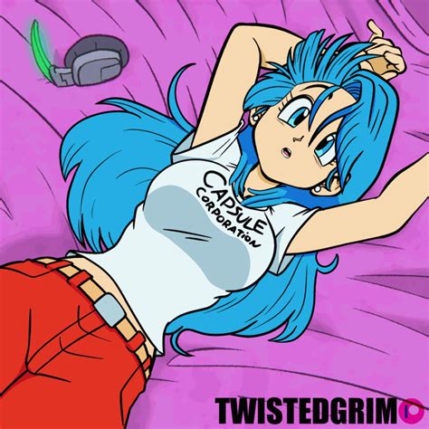 Rule 34 1girls 2d 2d Animation Animated Ass Blue Eyes Blue Hair Bulma Briefs Bulma Briefs