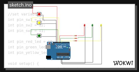 Lab 01 Turn Onoff Leds With Switches Wokwi Esp32 Stm32 Arduino