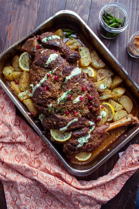 Mutton Raan Roast Easy Recipe Flour And Spice