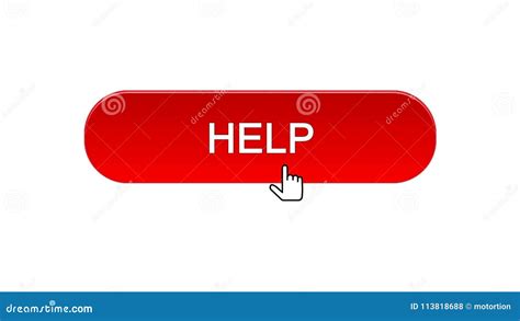 Help Web Interface Button Clicked With Mouse Cursor Red Color Support