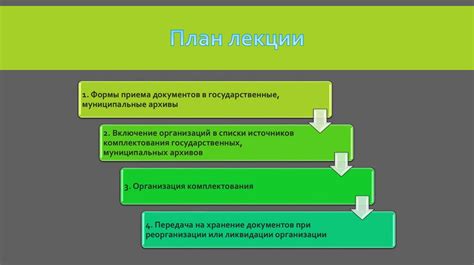 Порядок передачи документов на архивное хранение Тема 3 2 Часть 1
