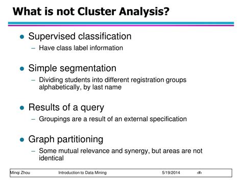 Ppt Data Mining Cluster Analysis Basic Concepts And Algorithms Powerpoint Presentation Id