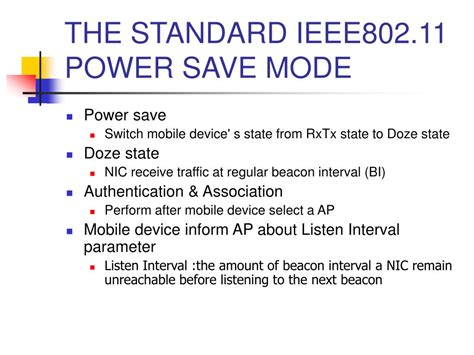 Ppt Utilization Of The Ieee802 11 Power Save Mode With Ip Paging Powerpoint Presentation Id