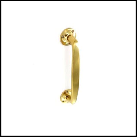 Securit Victorian Brass Pull Handle 125mm — C Booth And Son