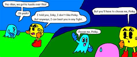 Pac Man Pinky And Inky Love Story By Jrose1234 On Deviantart