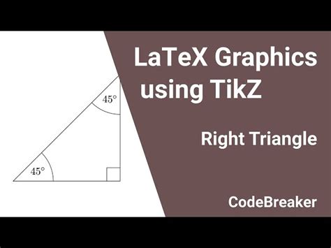 How To Draw A Right Triangle In Latex