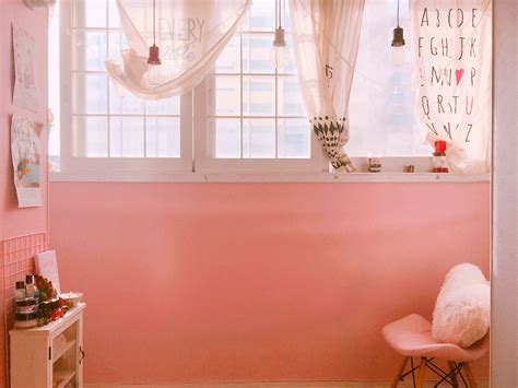 【여자방 인테리어】 방문을 열면 나타나는 분홍분홍한 세계