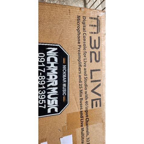 Midas M32 Live Digital Mixer Shopee Philippines