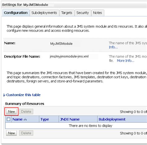 creating jms services in wls 12c