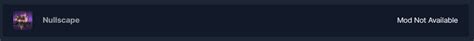 Mod Not Available Even Though It Has Compatible File Issue 1442