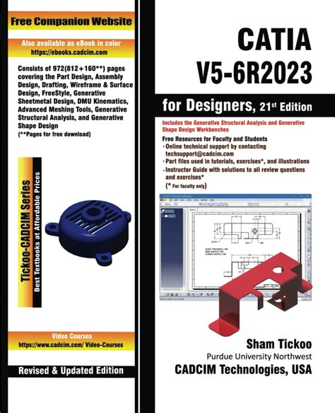 Catia V5 6r2023 For Designers 21st Edition Prof Sham Tickoo Purdue Univ And Cadcim