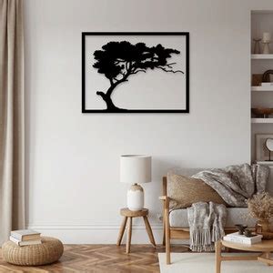 Windswept Pine Tree Laser Cut Dxf Svg Glowforge Files Wall Sticker