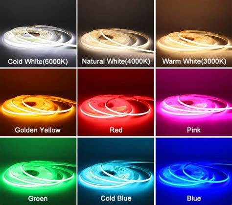 Mm Mm Cool White Or Warm White Dc V V Cob Led Strip Light Supplier Derun Led