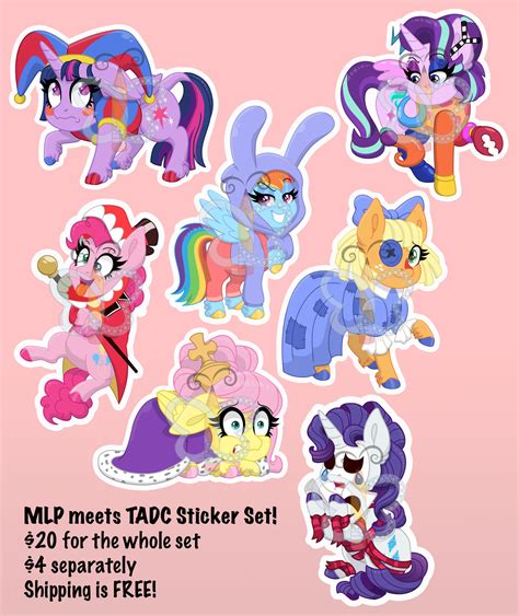 Mlp Meets Tadc Stickers By Liv And B Merry On Deviantart