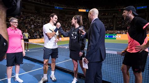 Roger Federer ‘totally Distracted Savannah Guthrie For A Good Cause