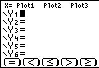 Solution 17090 Troubleshooting When The Y Editor Screen Displays X Instead Of Y On The TI 83