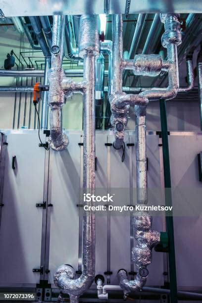 공기 처리 장치 산업 환기에 어 컨디셔너 상업 절연 파이프라인 바람에 대한 스톡 사진 및 기타 이미지 바람 유럽의회 의원 0명 Istock