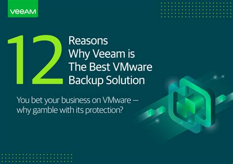 12 Reasons Why Veeam Is The Best VMware Backup Solution Content Lead