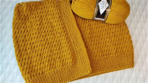 Супер классный узор спицами Достойная замена лицевой глади Knitting вязаниеспицами