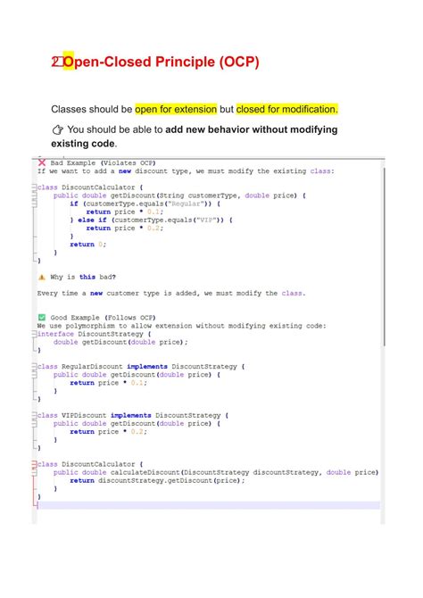 Design Principles Sc2002 Object Oriented Design And Programming