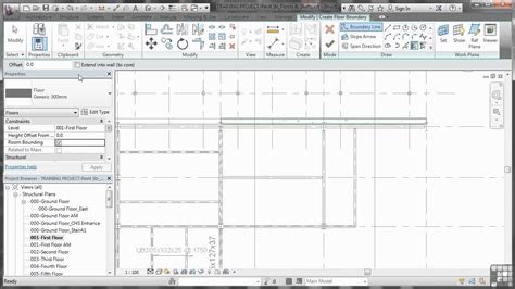Revit Structure Tutorial Creating Floor Systems YouTube