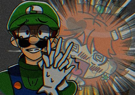 Luigi And Princess Daisy Mario Drawn By Omamemame Danbooru