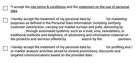 Checkbox Consent Statements Community