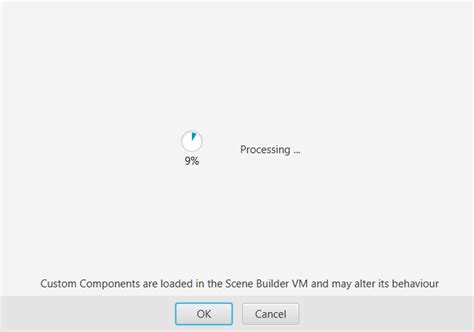 Scenebuilder Does Anyone Know Why Scene Builder Is Stuck When Processing An Import Stack
