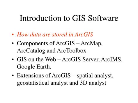 PPT Introduction To GIS Software PowerPoint Presentation Free Download ID 849748