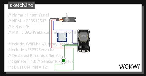Pir Copy Wokwi Esp32 Stm32 Arduino Simulator