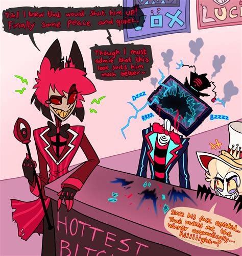 Nomifae Alastor X Vox Comic R Gayhazbin Brothel