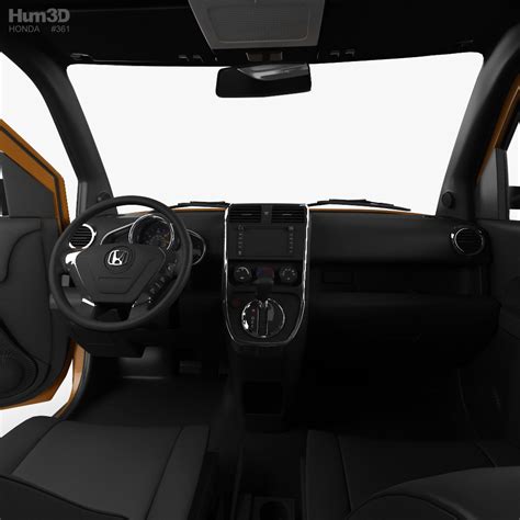 Honda Element Ex With Hq Interior 2015 3d Model Download Crossover