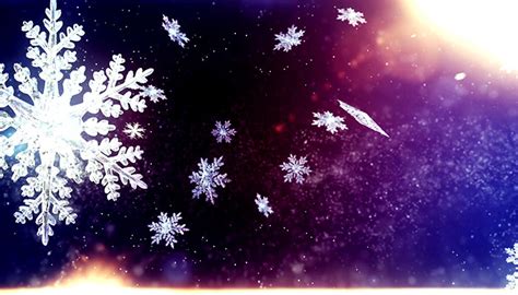 دانلود کلیپ پس زمینه بارش برف