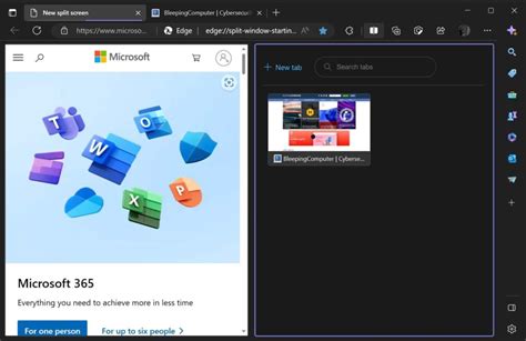 Microsoft Edge Gets New Split Screen View For Tabs Ithinkdifferent