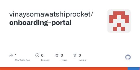 Github Vinaysomawatshiprocketonboarding Portal