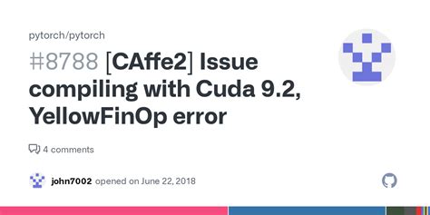 [caffe2] issue compiling with cuda 9 2 yellowfinop error · issue 8788