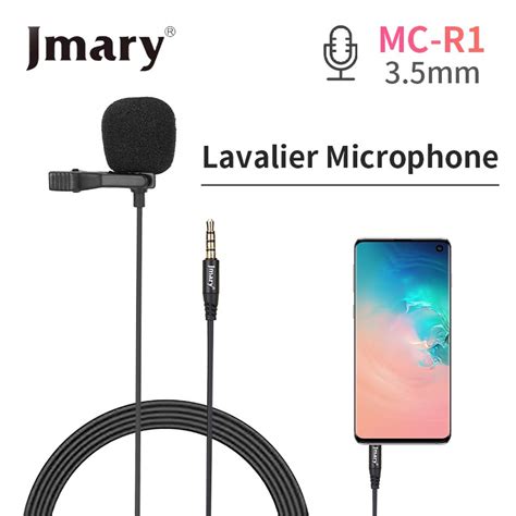 Jmary Lavalier Microphone Mc R1 Cam Depot