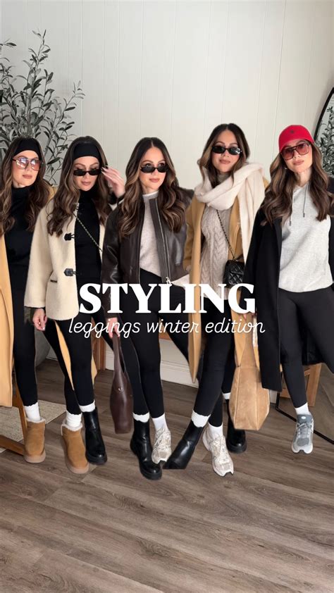 Black Leggings Winter Outfit Ideas
