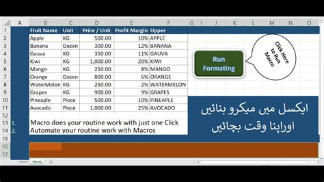Master Excel Macros Automate Your Tasks With Just One Click Urdu Hindi میکرو سیکھیں