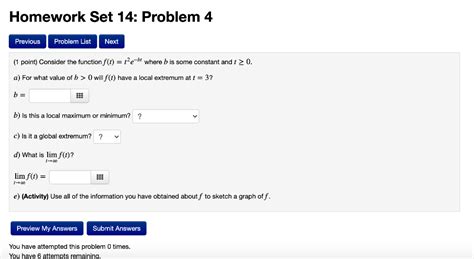 Solved Homework Set 14 Problem 4 Previous Problem List Next