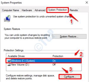 Fix System Restore Not Working Problem In Windows