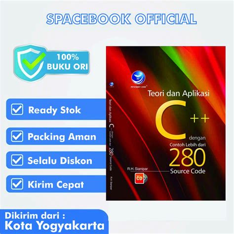 Jual Teori Dan Aplikasi C Dengan Contoh Lebih Dari Source Code CD Penerbit Andi