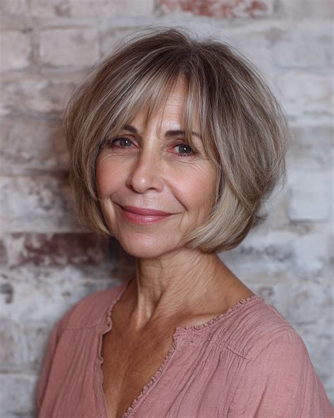 50 Gorgeous Chin Length Bobs For Women Over 60