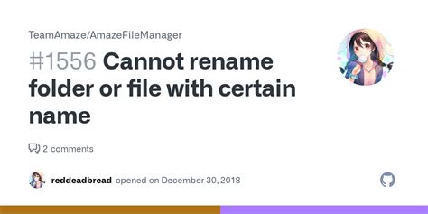 Cannot Rename Folder Or File With Certain Name Issue TeamAmaze AmazeFileManager GitHub