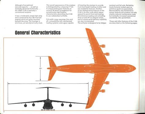 Lockheed Aircraft Corporation C5a Us Air Force Brochure 1967 The