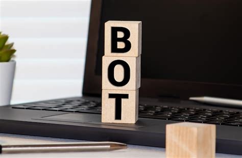 Premium Photo Colorful Alphabet Blocks Spelling The Word Bot