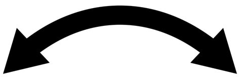 Curved Double Arrow Vector Art Icons And Graphics For Free Download