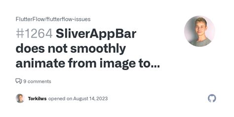 Sliverappbar Does Not Smoothly Animate From Image To Appbar Background But Instant · Issue